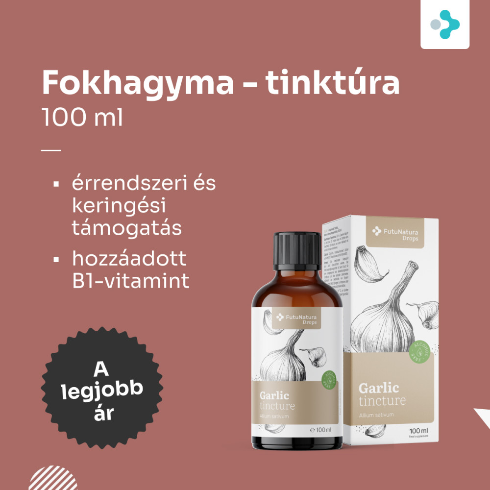 Fokhagyma – tinktúra, 100 ml - FutuNatura.hu