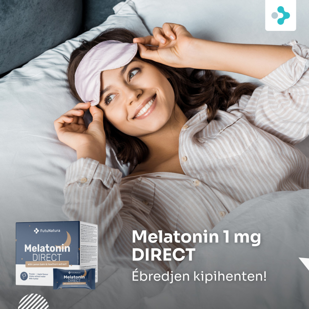 Melatonin 1 mg DIRECT, 30 tasak - FutuNatura.hu