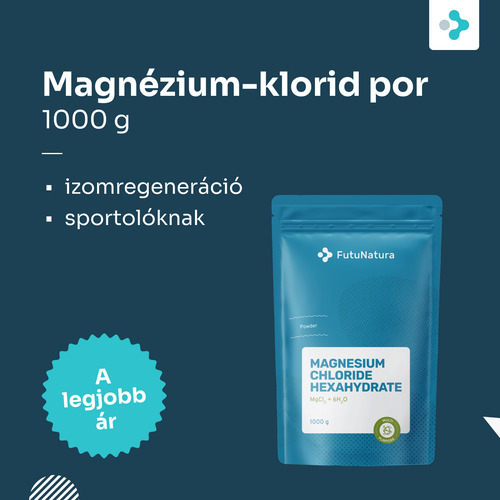 Magnézium-klorid por, 1000 g - FutuNatura.hu