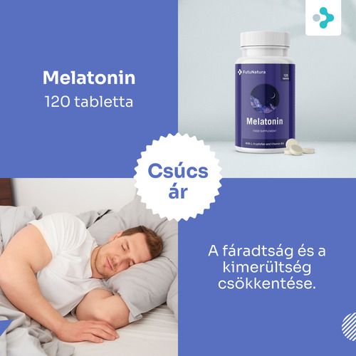 Melatonin, 120 tabletta - FutuNatura.hu
