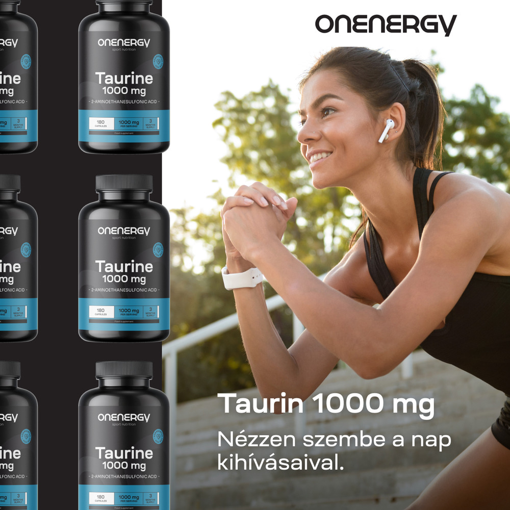 Taurin 1000 mg, 180 kapszula - FutuNatura.hu