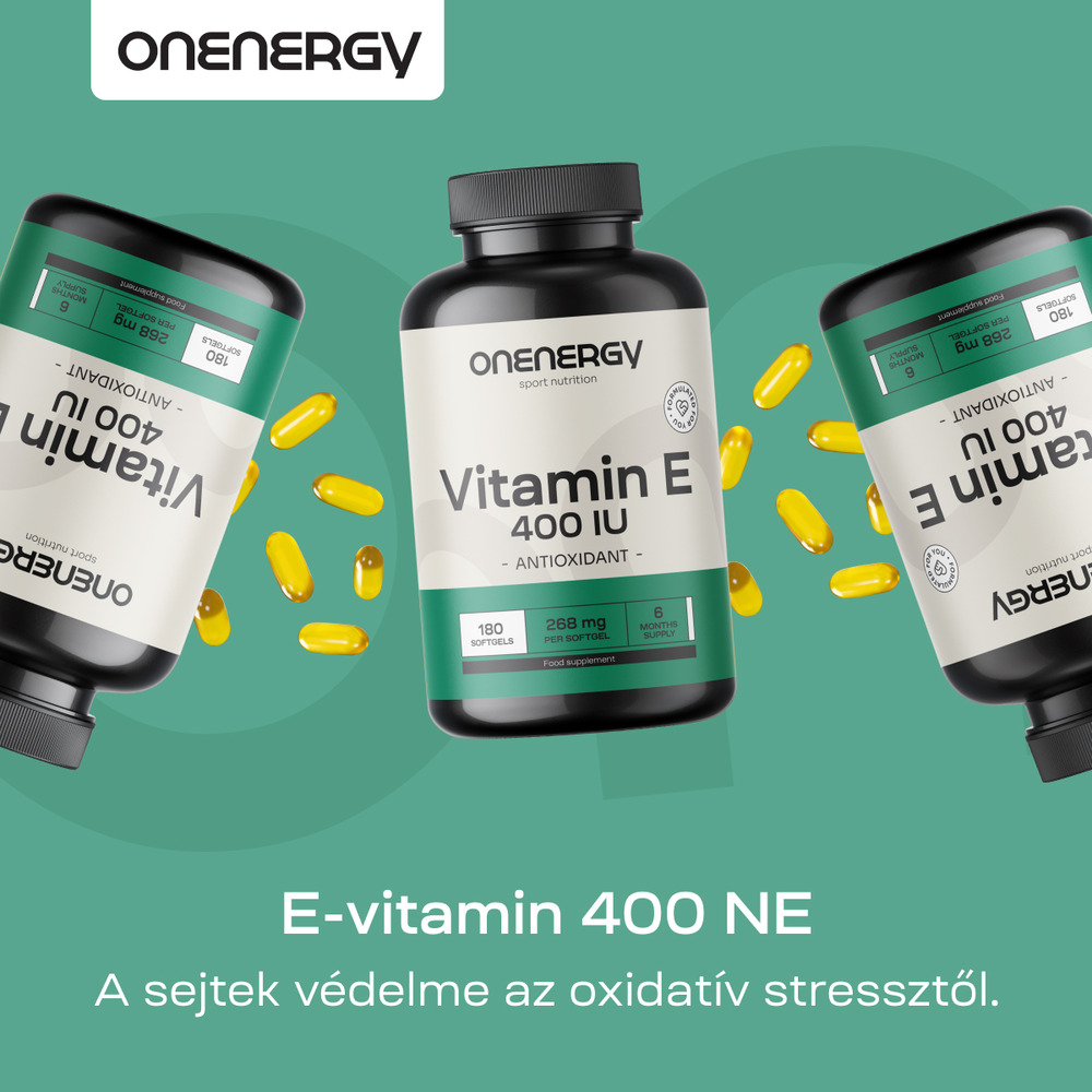 E-vitamin 400 NE, 180 lágy kapszula - FutuNatura.hu