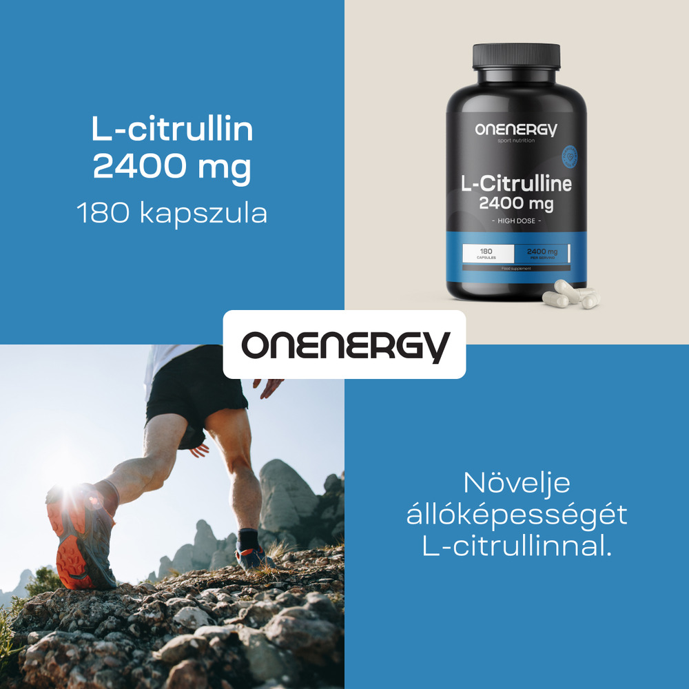 L-citrullin 2400 mg, 180 kapszula - FutuNatura.hu