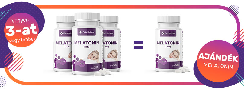 Melatonin, 60 tabletta - Futunatura.hu